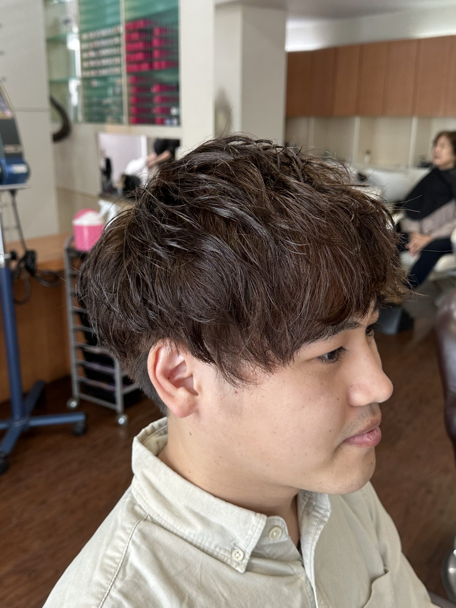 メンズソフトツイストパーマ | 大阪 美容室 JOYBOX（ジョイボックス）sleek（スリーク）